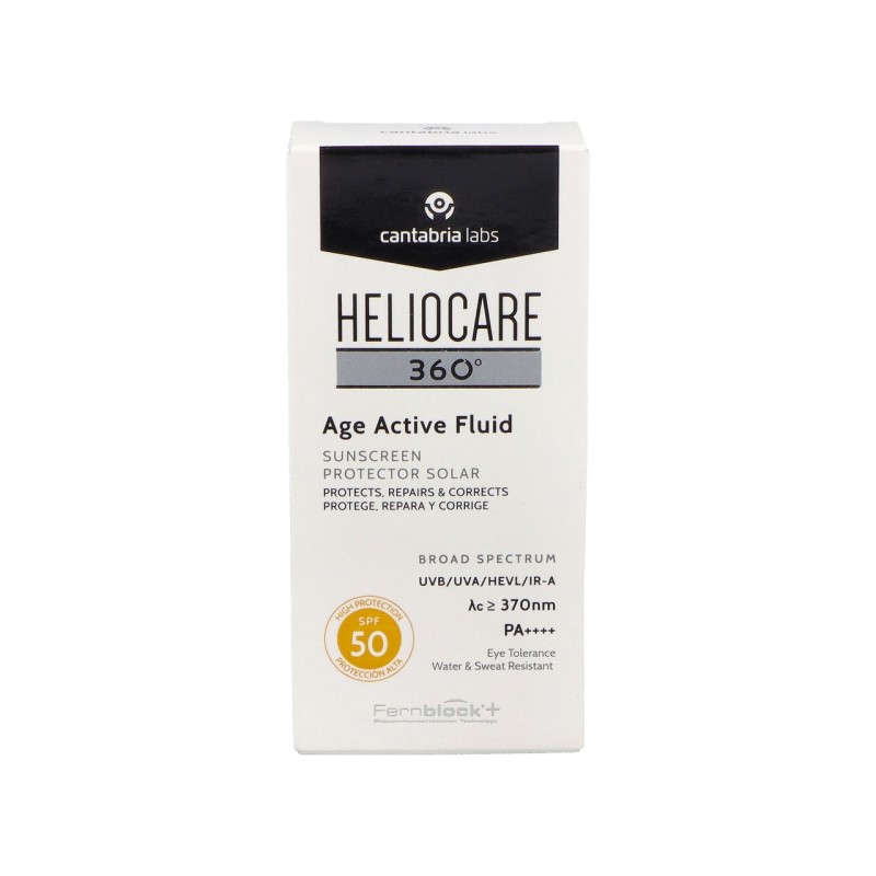 HELIOCARE 360 AGE ACTIVE FLUID PROTECTOR SOLAR PROTEGE REPARA Y CORRIGE ...